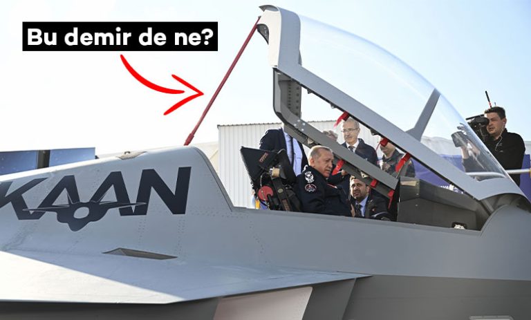 KAAN Savaş Uçağı törenindeki bu kol neyin nesi?